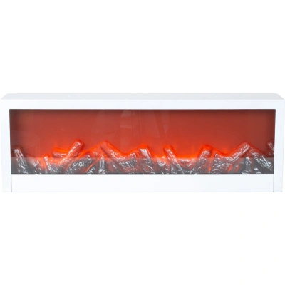 IKO sfeerhaard/open haard wit met led verlichting L60 x H20 cm kopen ...